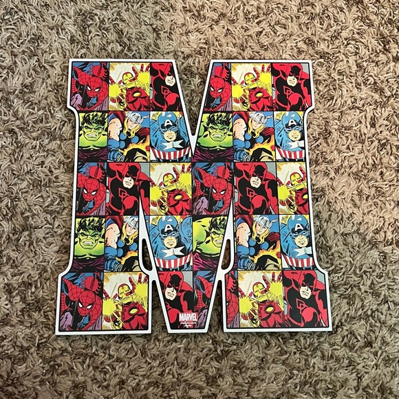 Marvel | Accents | Marvel Letter M Wall Decor | Poshmark